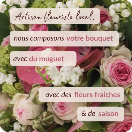 Bouquet de muguet du fleuriste | Rue Des Fleurs | livraison fleurs
